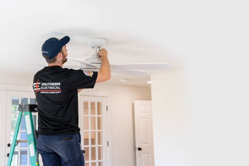 The Optimal Location for Ceiling Fan Installation - Leesburg Based ...